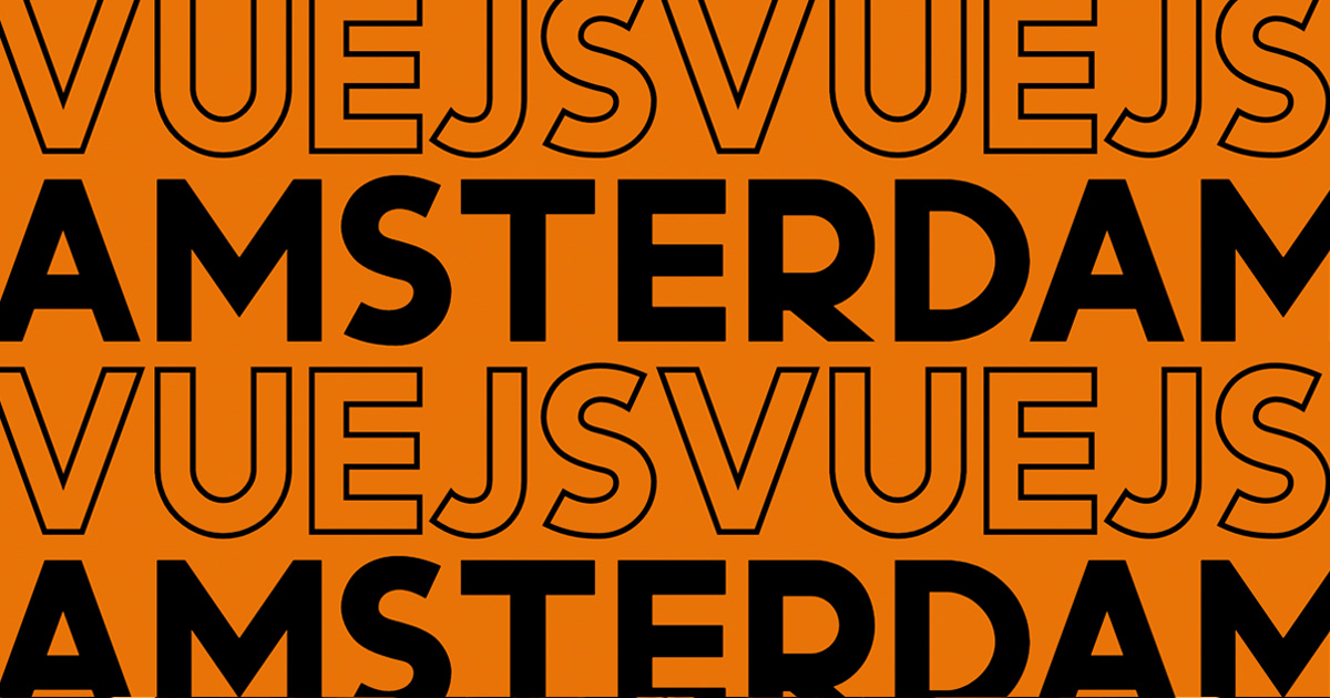 Vue.js Amsterdam Conference Giveaway 2021 - Made with Vue.js